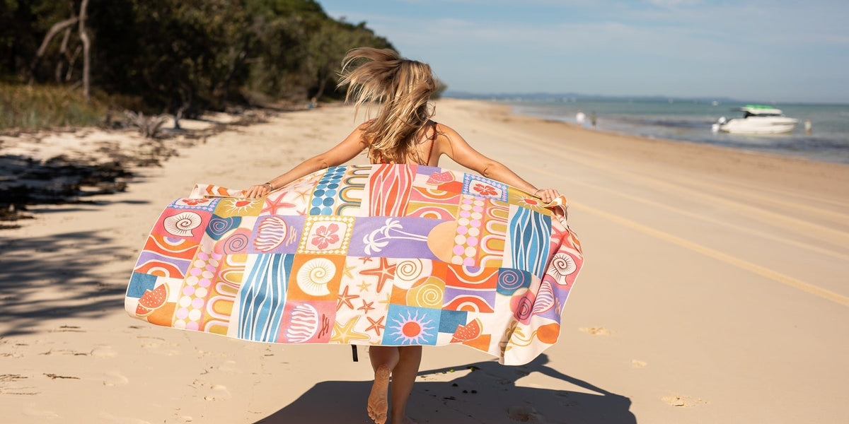 The Best Travel Beach Towel for Adults & Kids | Free Shipping over $50 ...