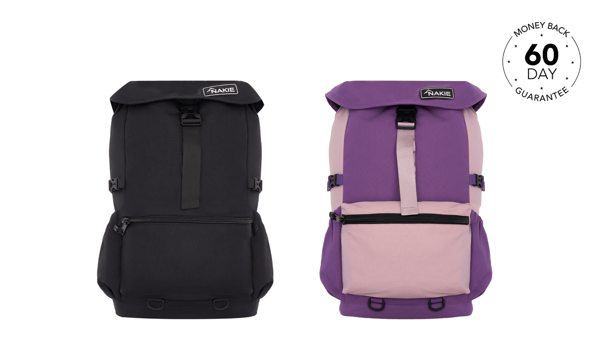 Recycled Travel Backpack x 2 - Couples Combo | Made From 100% Recycled ...